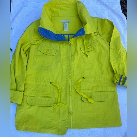 Caribbean Joe | Jackets & Coats | Caribbean Joe Yellow Jacket Size S ...